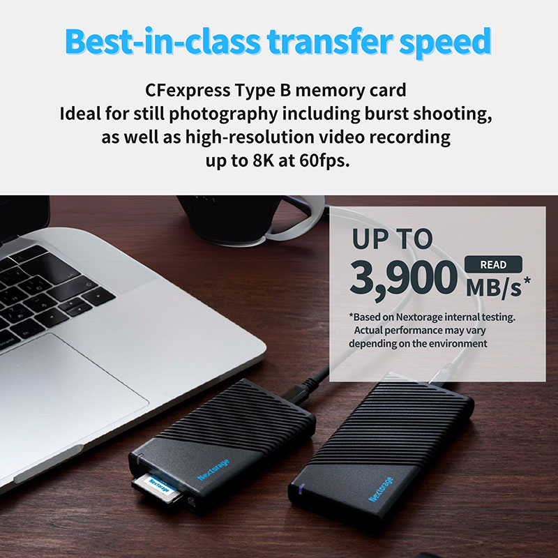 Accutech: Product - Nextorage, CFexpress Card, 512GB, Type B, B3 SE Series